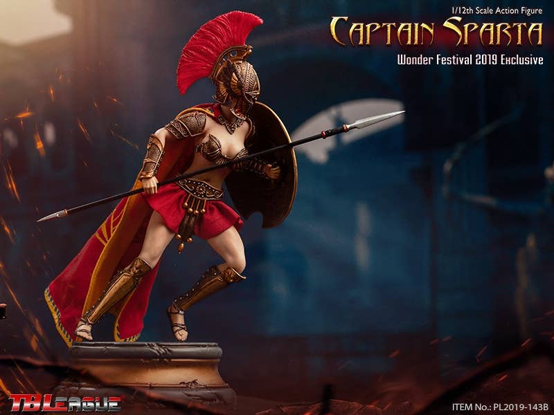 TB League Action Figure Captain Sparta WF Shanghai 2019 Limited Edition ...