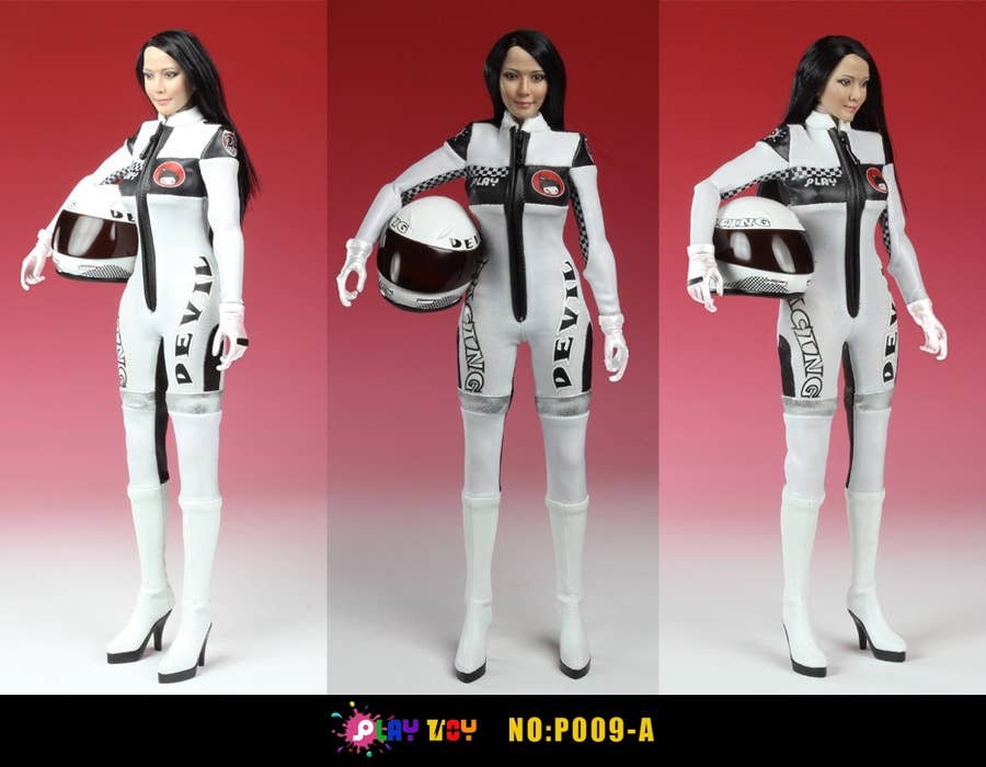 Play Toy Racing Girl Action Figure A White Suit | HLJ.com