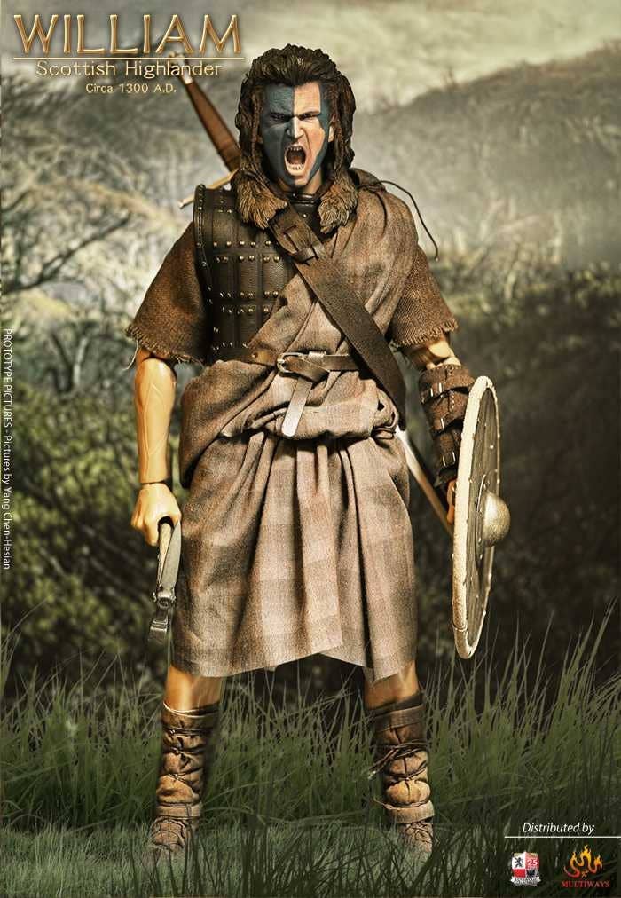 Kaustic Plastic: William Scottish Highlander (Circa 1300 A.D.) Deluxe ...