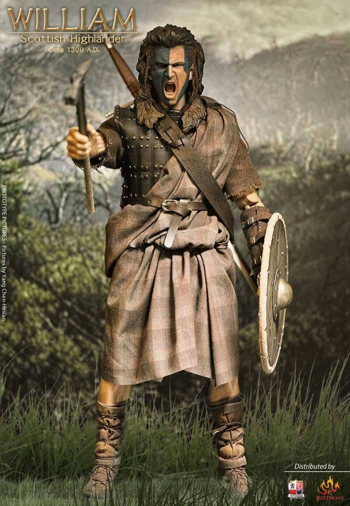 Kaustic Plastic: William Scottish Highlander (Circa 1300 A.D.) Deluxe ...