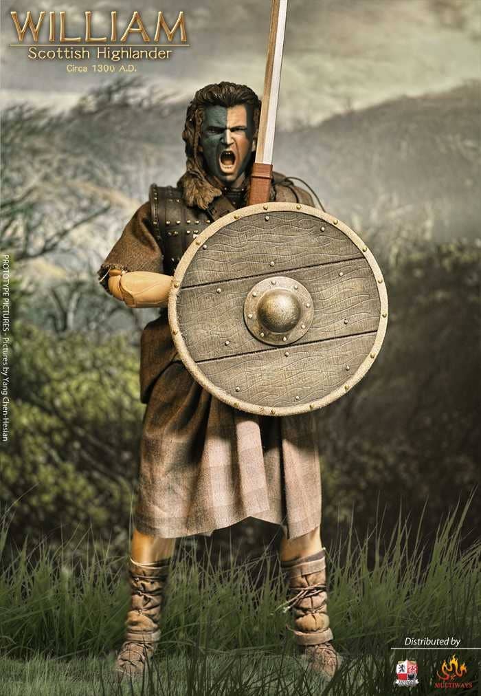 Kaustic Plastic: William Scottish Highlander (Circa 1300 A.D.) Deluxe ...