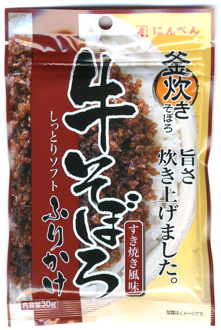 Shittori Soft Furikake Beef Soboro Sukiyaki Flavor (1 bag, 30g) | HLJ.com