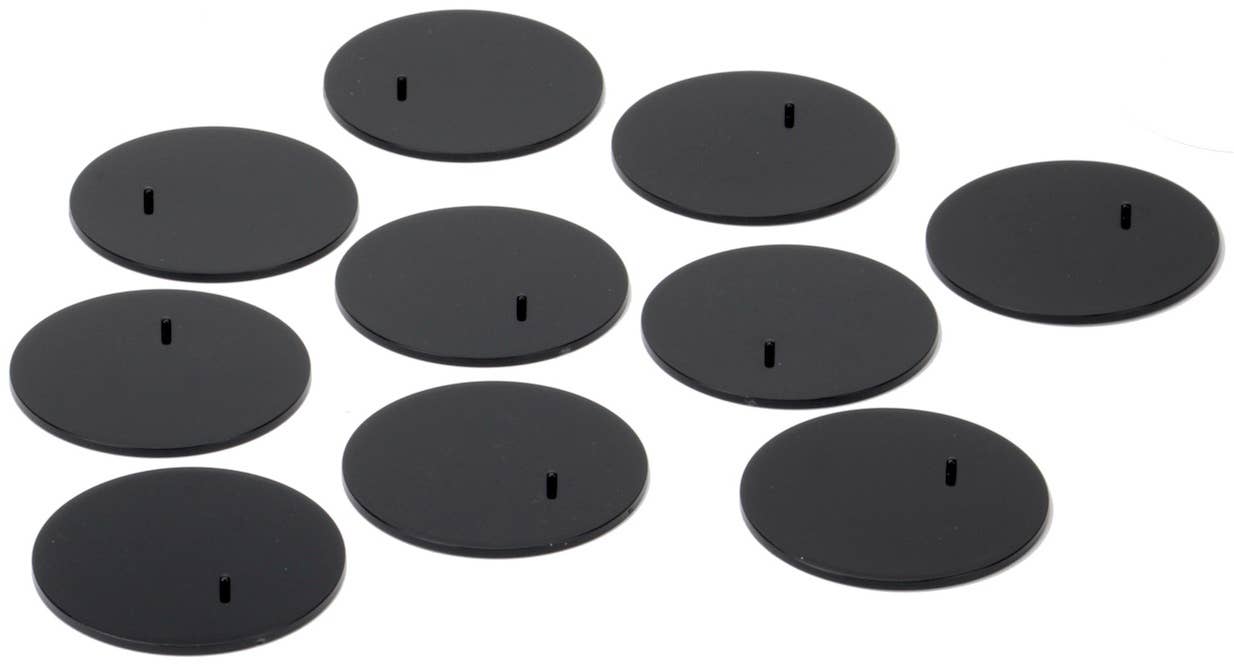 Plate Type Display Stand Black for Action Figure Set of 10pcs | HLJ.com