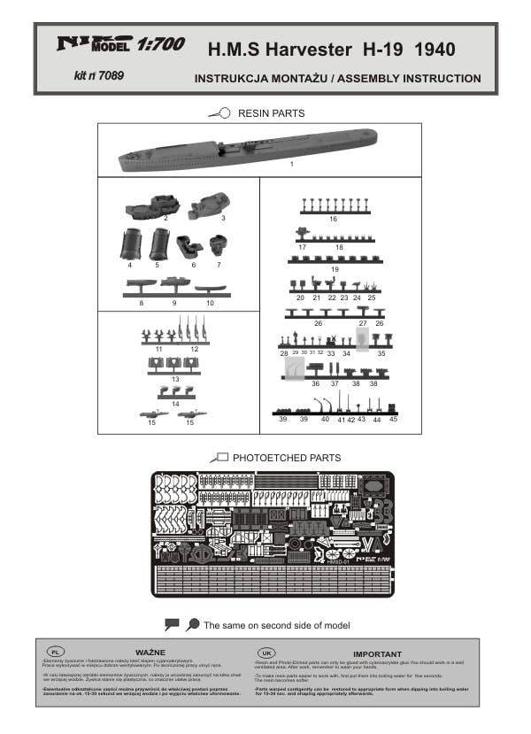 Royal Navy H-class Destroyer Harvester 1940 | HLJ.com