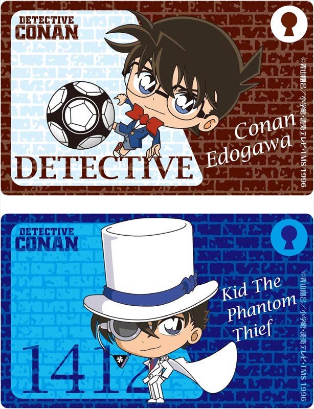 Detective Conan: IC Card Sticker with Aroma Seal 1 Conan Edogawa & Kid ...