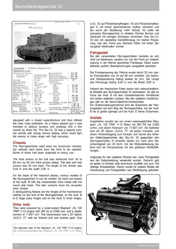 Nuts & Bolts #Nuts&Bolt44 15cm 33 Type Heavy Infantry Turret Self ...