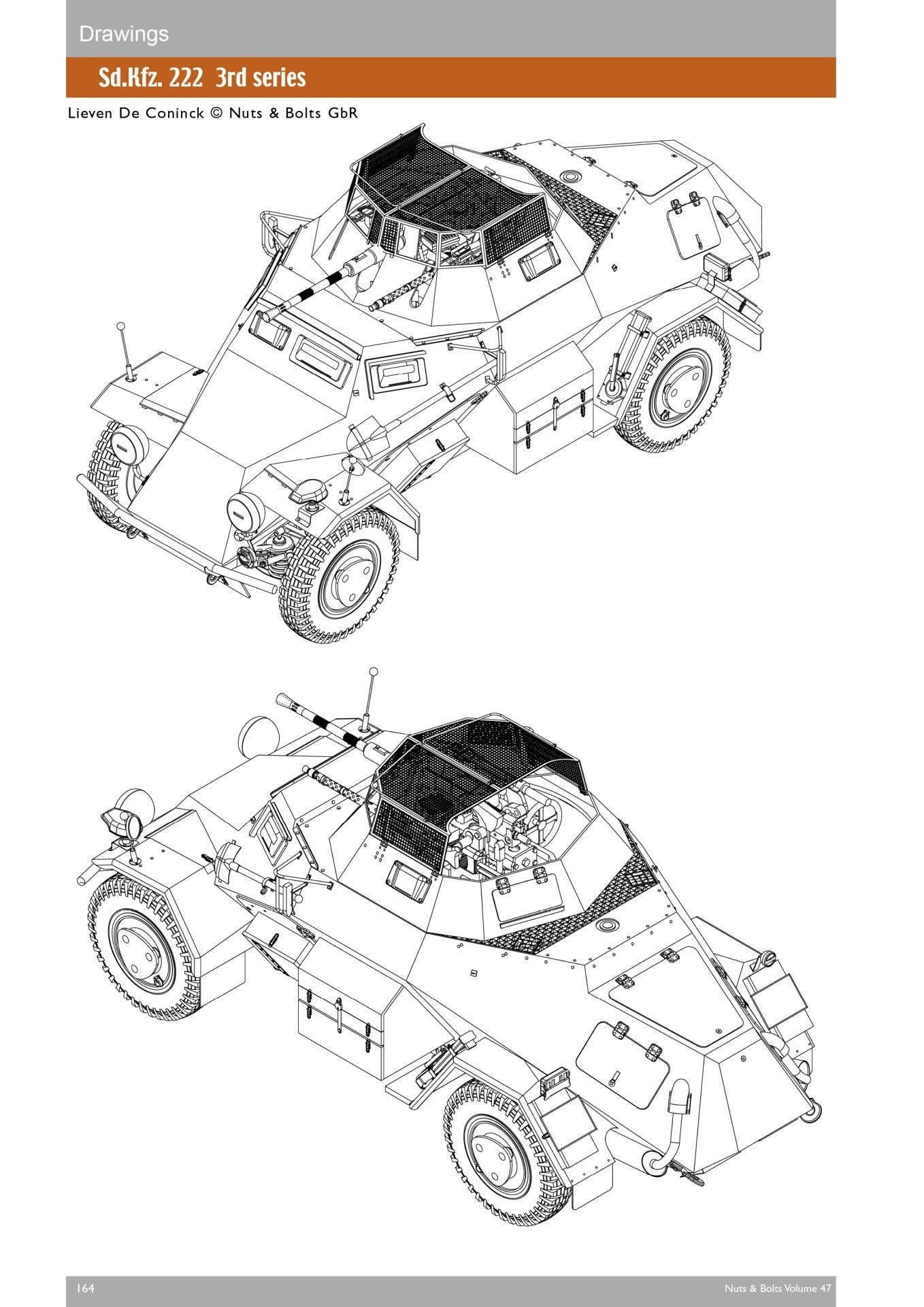Sd.Kfz221/222/223/247/260/261 Wheeled Armored Reconnaissance Vehicles ...