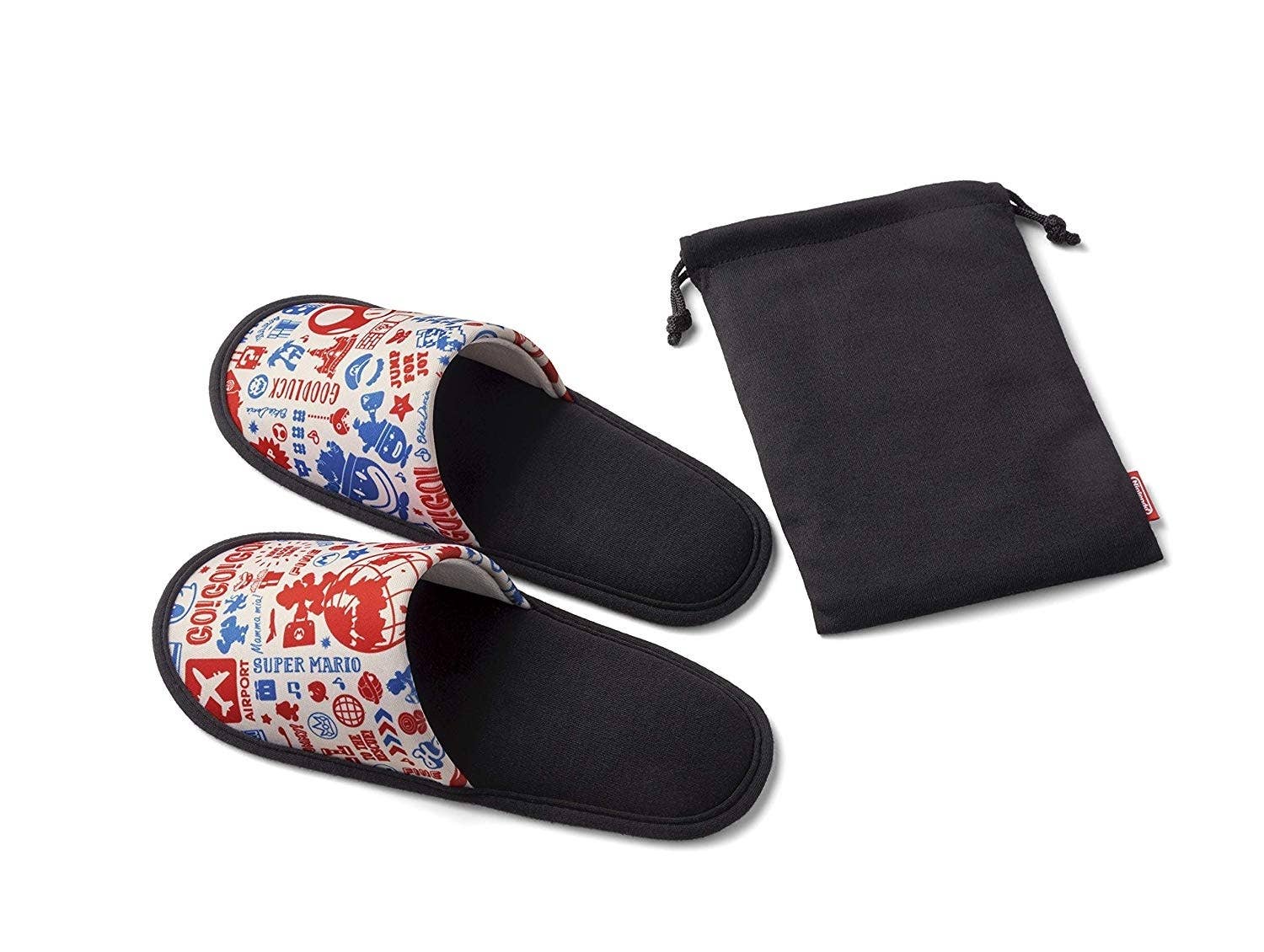 Super Mario Bros.: Portable Slippers Super Mario (Original Travel ...