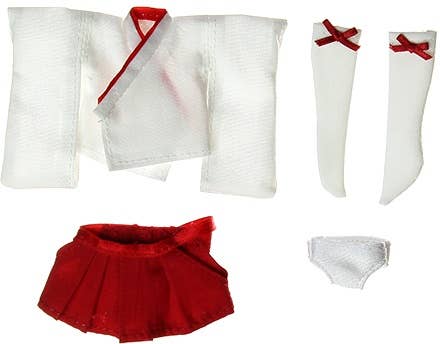 Obitsu 11 Chibi Kaguya Mini Miko-Clothes Set | HLJ.com