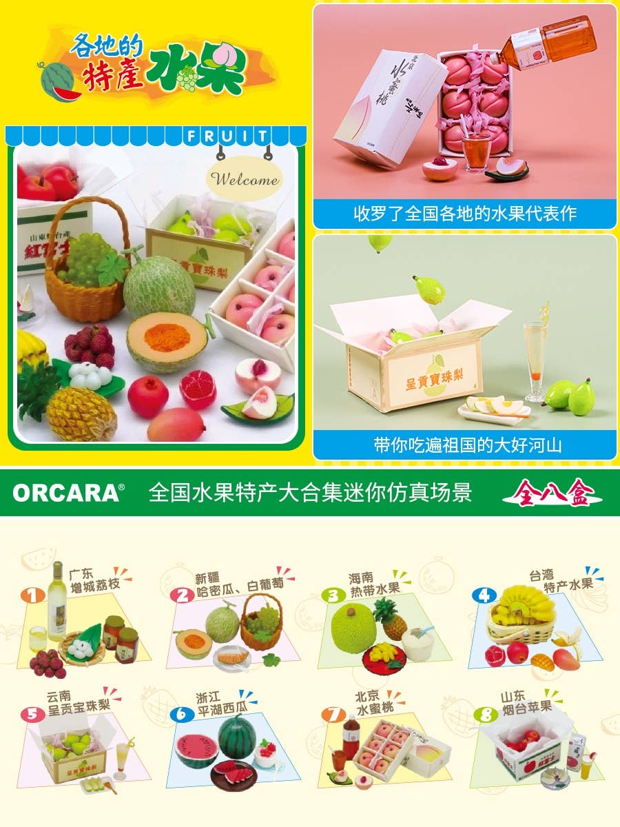 Mini World Collection Special Fruit Collection: 1Box (8pcs) (Reissue ...