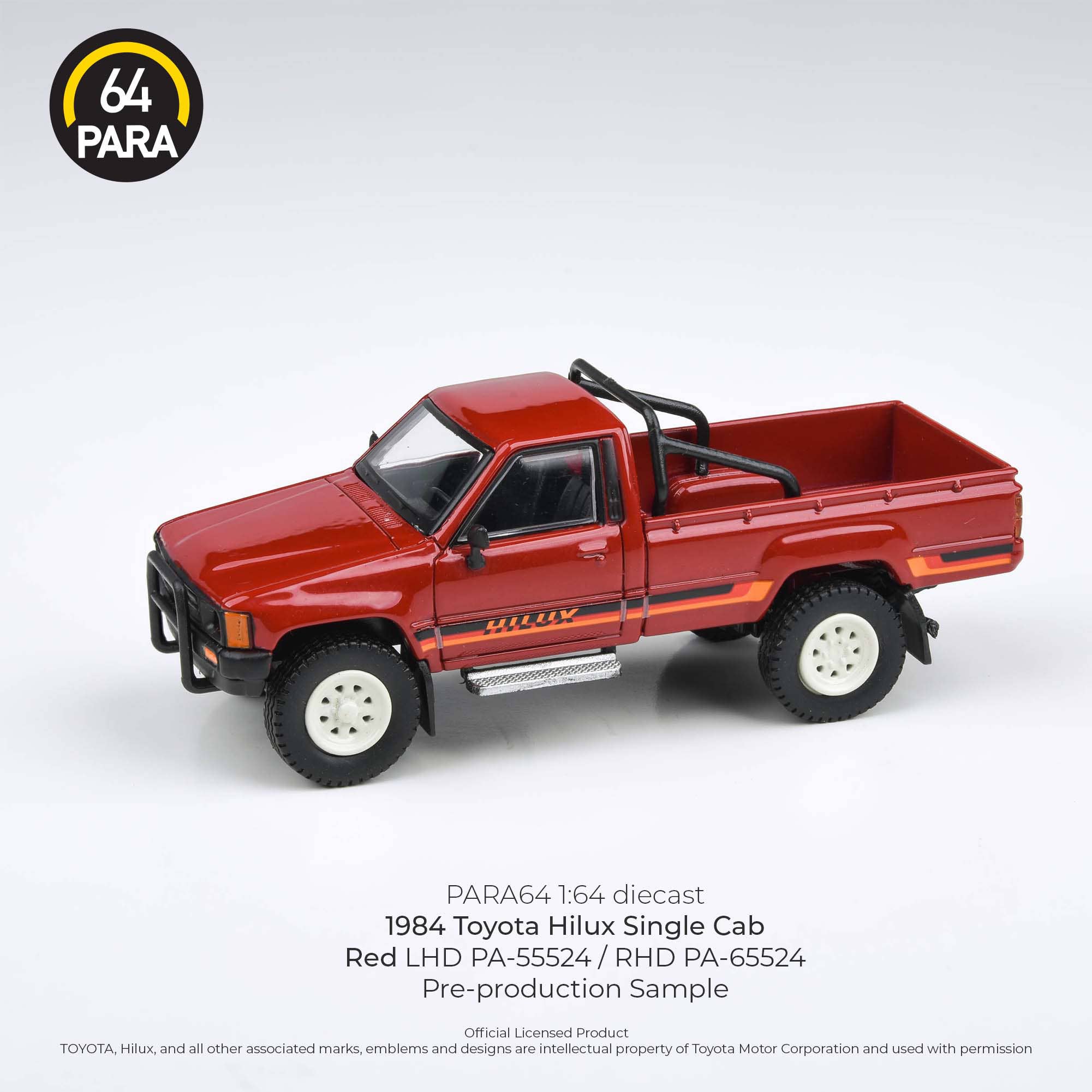 Toyota Hilux 1984 Single Cab Red LHD | HLJ.com