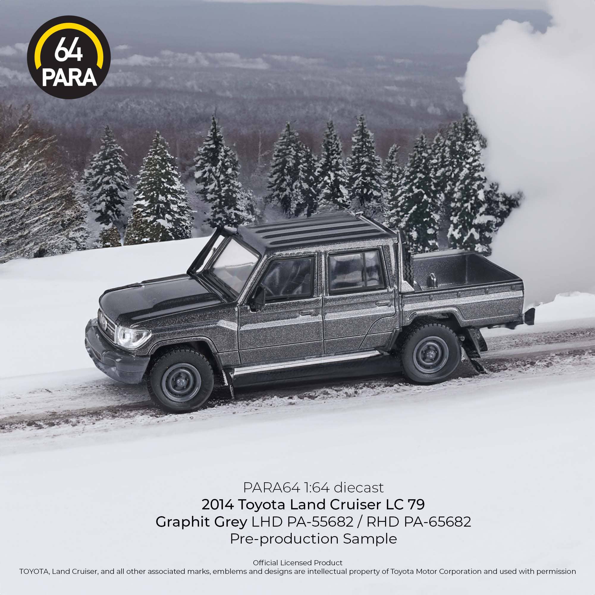 Toyota Land Cruiser Dbl Cab LC79 2014 Graphite Gray (LHD) | HLJ.com
