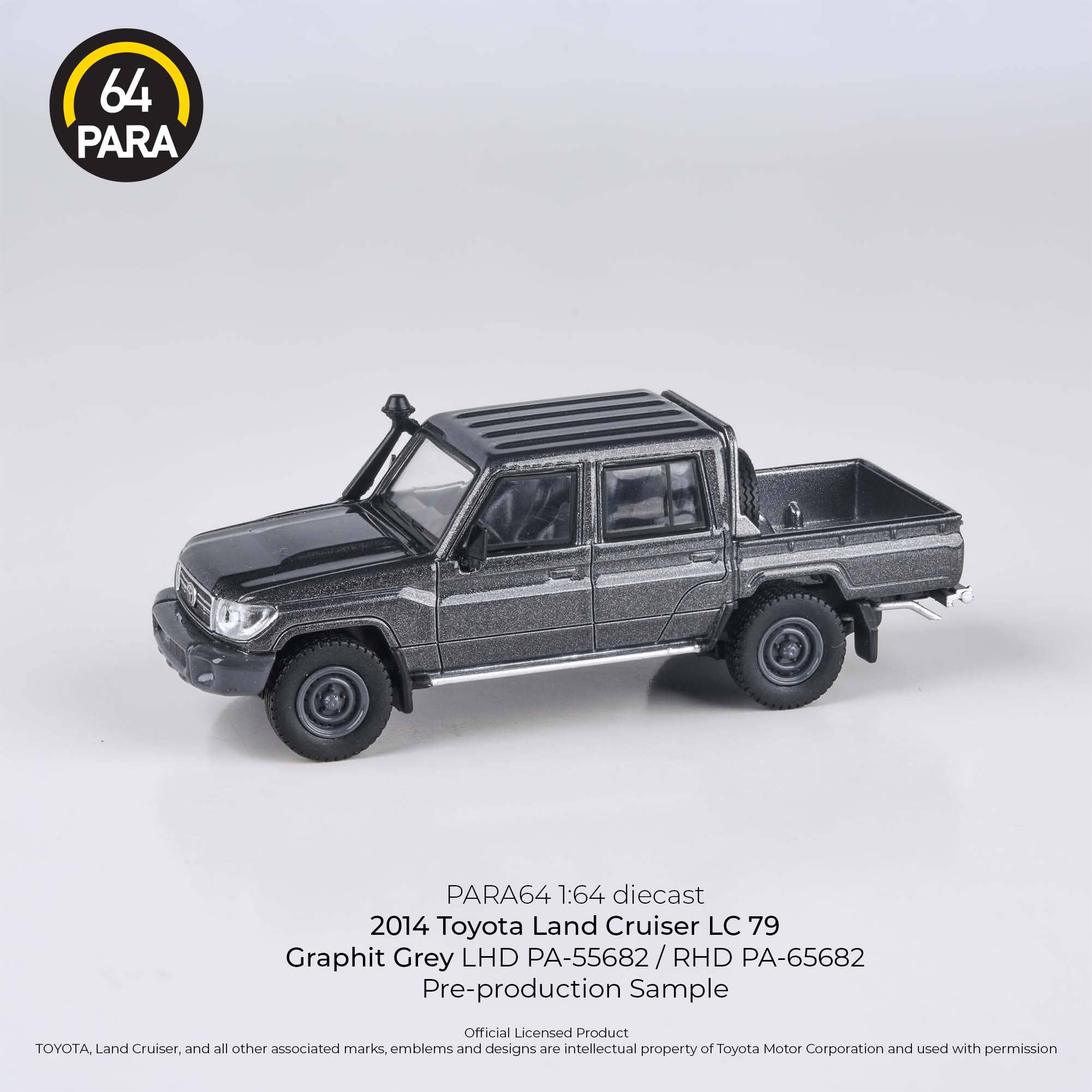 Toyota Land Cruiser Dbl Cab LC79 2014 Graphite Gray (LHD) | HLJ.com
