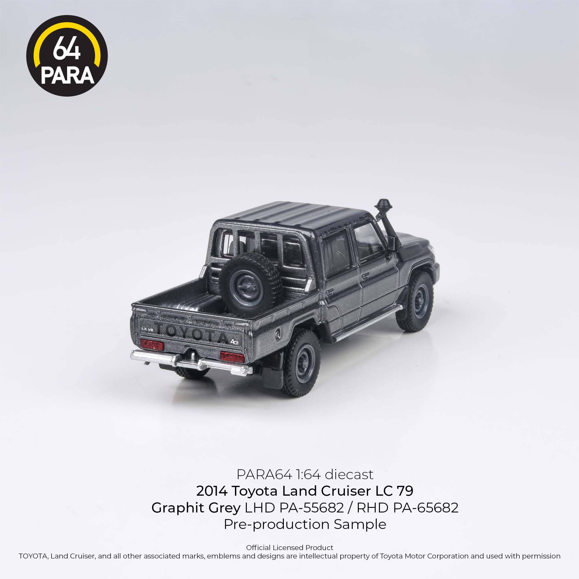 Toyota Land Cruiser Dbl Cab LC79 2014 Graphite Gray (RHD) | HLJ.com