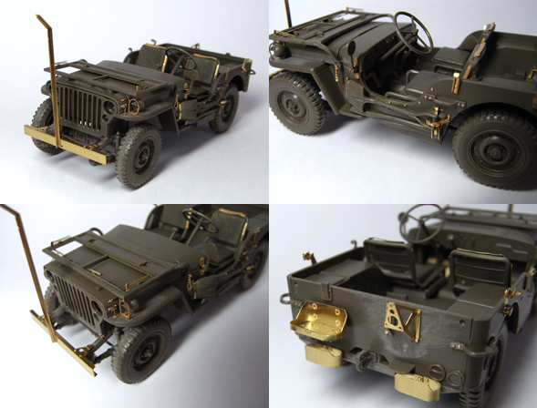 US Willys MB Photo-Etched Parts Set Revised Version (for Tamiya) | HLJ.com