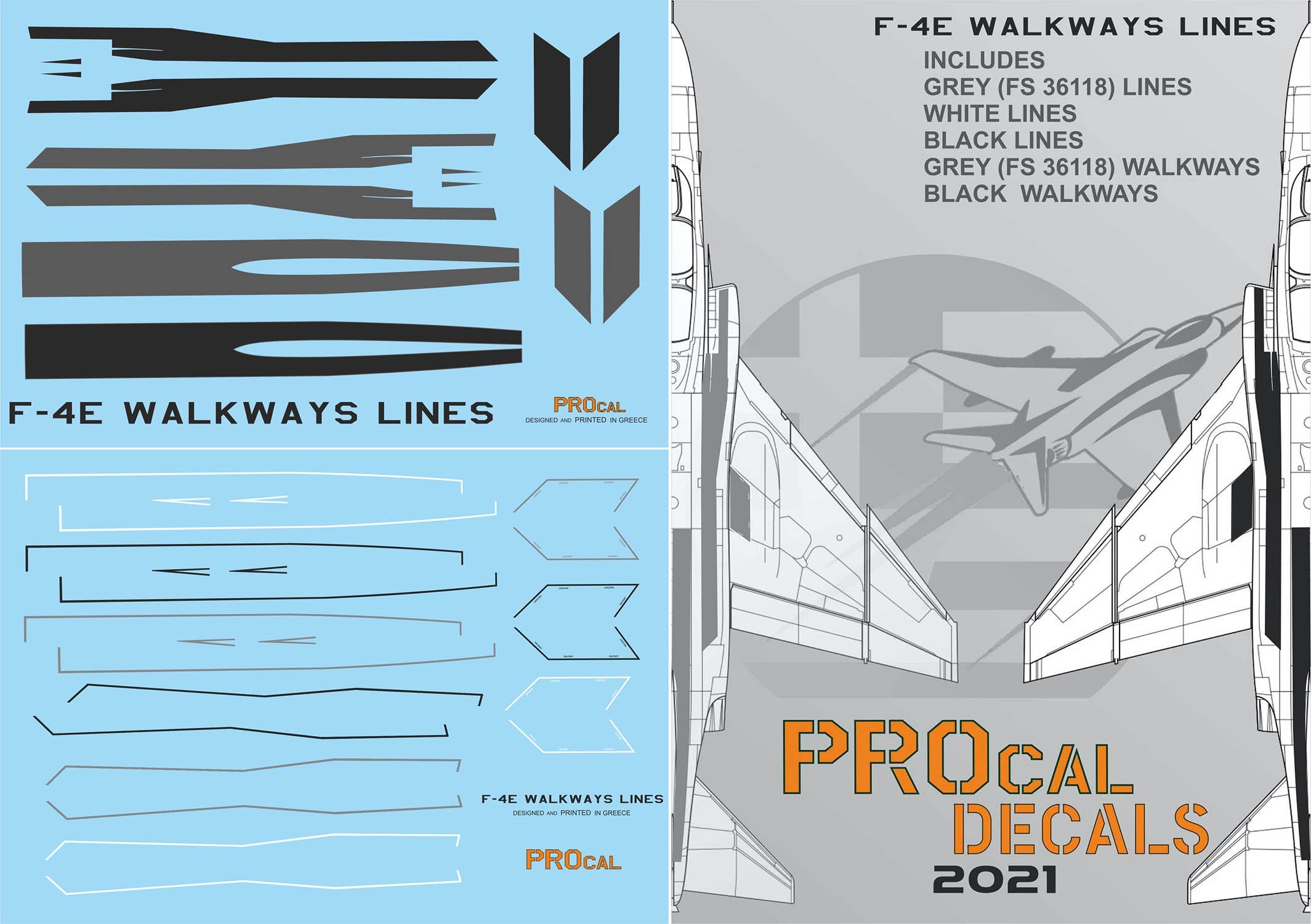 F-4E / F-RF Phantom II Walkway Decal | HLJ.com