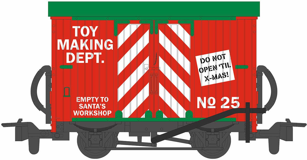 OO-09 Scale Box Van Christmas Santa's Workshop | HLJ.com