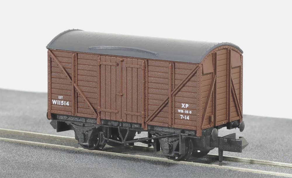 N Gauge British 2-Axle Freight Car Wooden Boxcar (Standard Type BR ...
