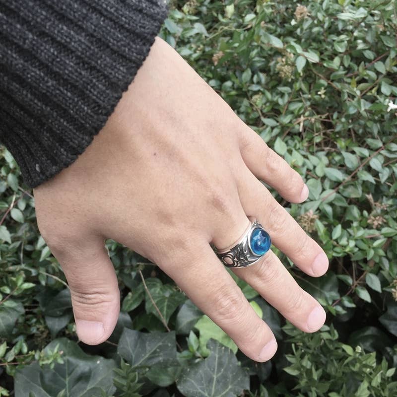 Yu Yu Hakusho (Ark Silver Accessories) Rei Gun Ring (Yusuke Urameshi ...