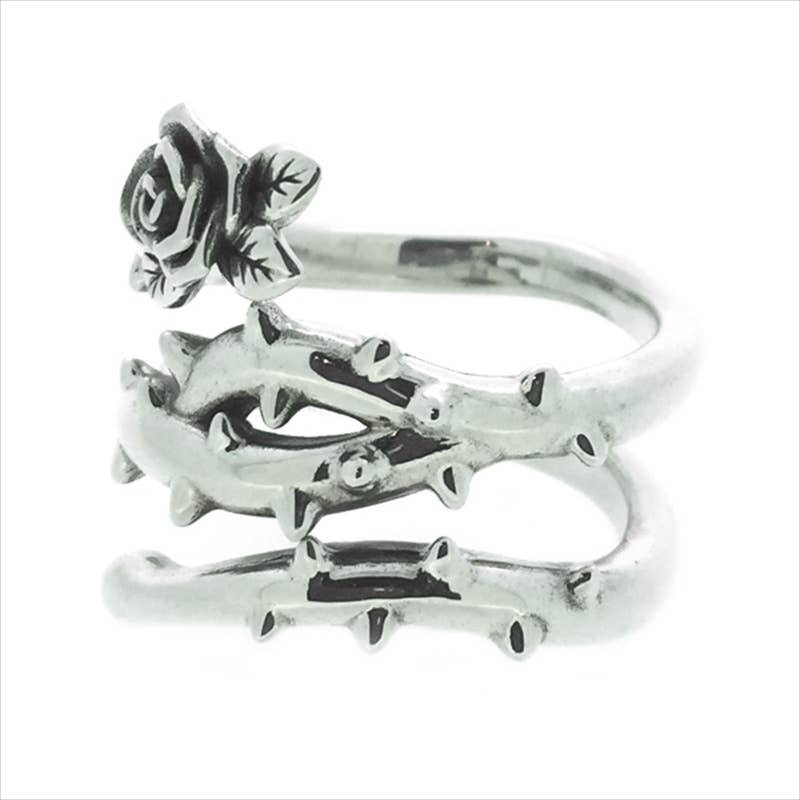Yu Yu Hakusho (Ark Silver Accessories) Rose Whip Ring (Kurama) Size 15 ...