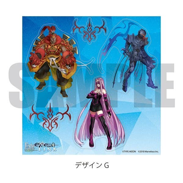 Fate/Extella Link: Wall Sticker G Lancelot, Medusa, Lu Bu | HLJ.com