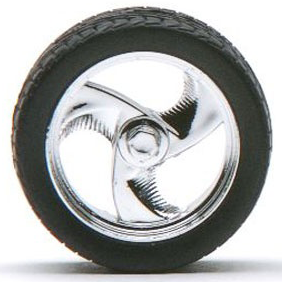 Chrome Tri-Blades w/Tires | HLJ.com