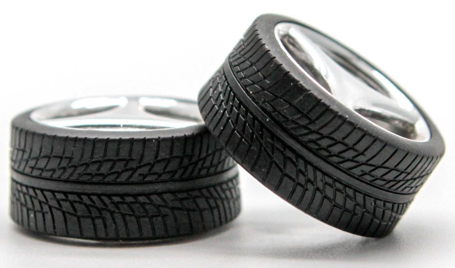 Three-Spoke Rims W/Tires Chrome | HLJ.com