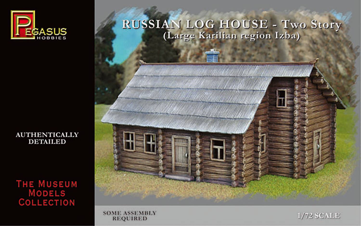 Russian Log House 2-story Large Izba House in Karelia Region | HLJ.com