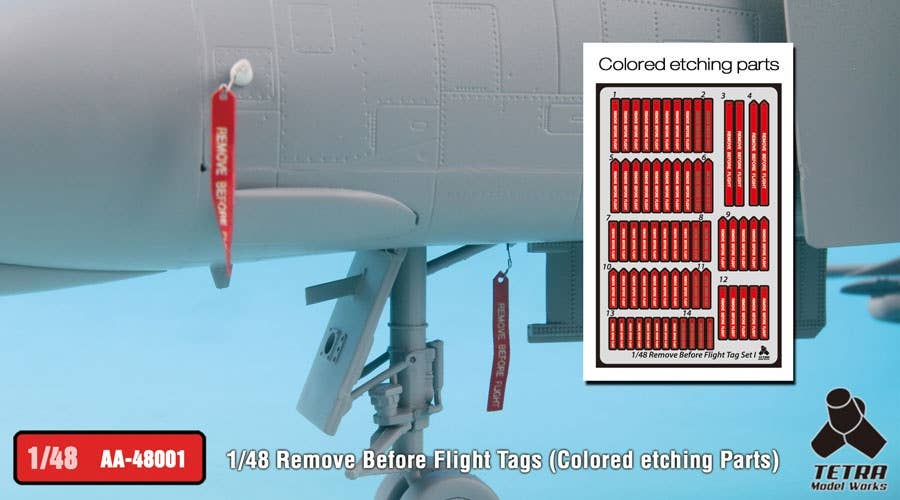 Remove Before Flight Tags (Colored Etching Parts) | HLJ.com