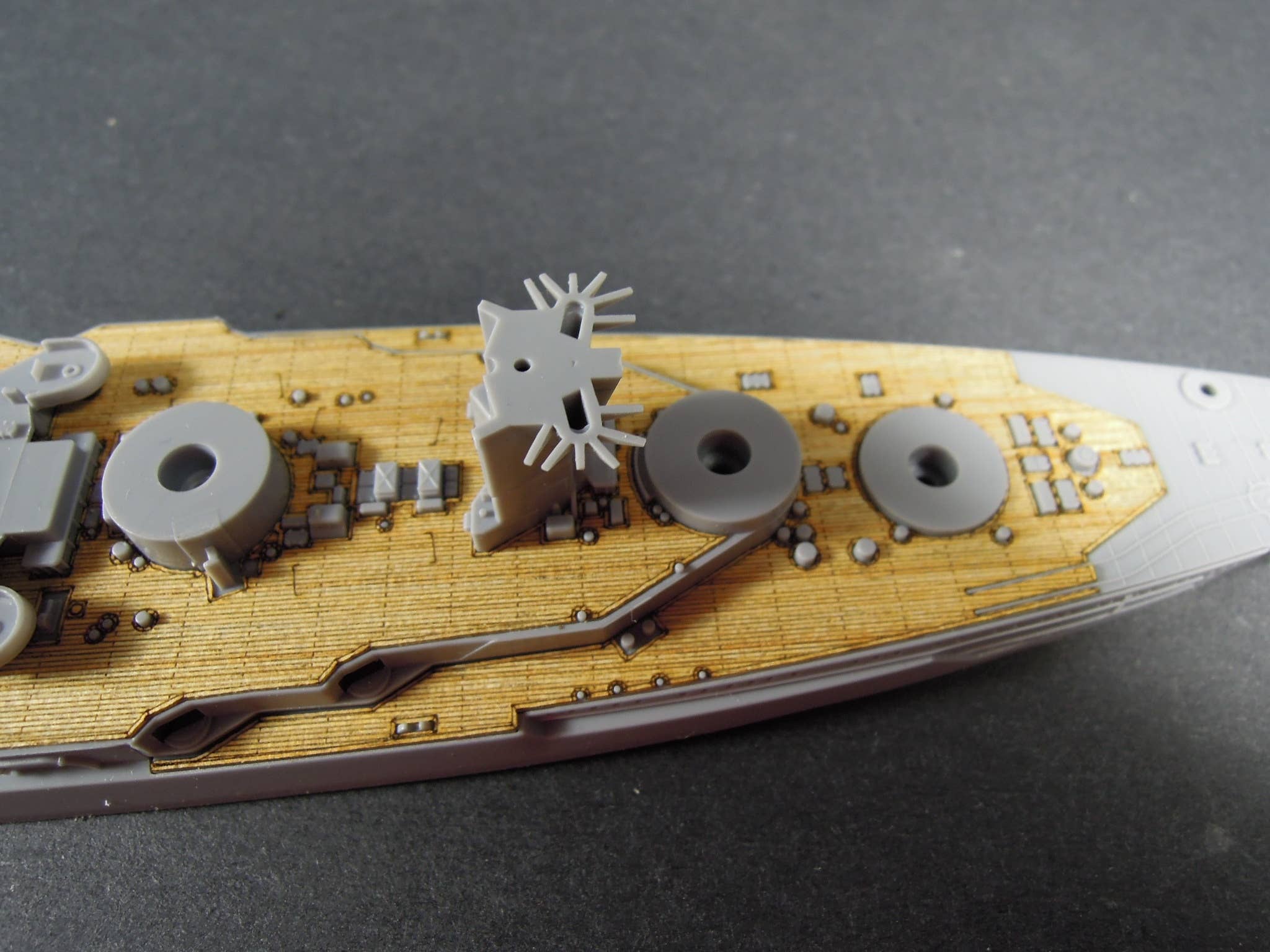 IJN Battleship Fuso 1944 Re-take Ver. Wooden Deck (for Aoshima000977 ...