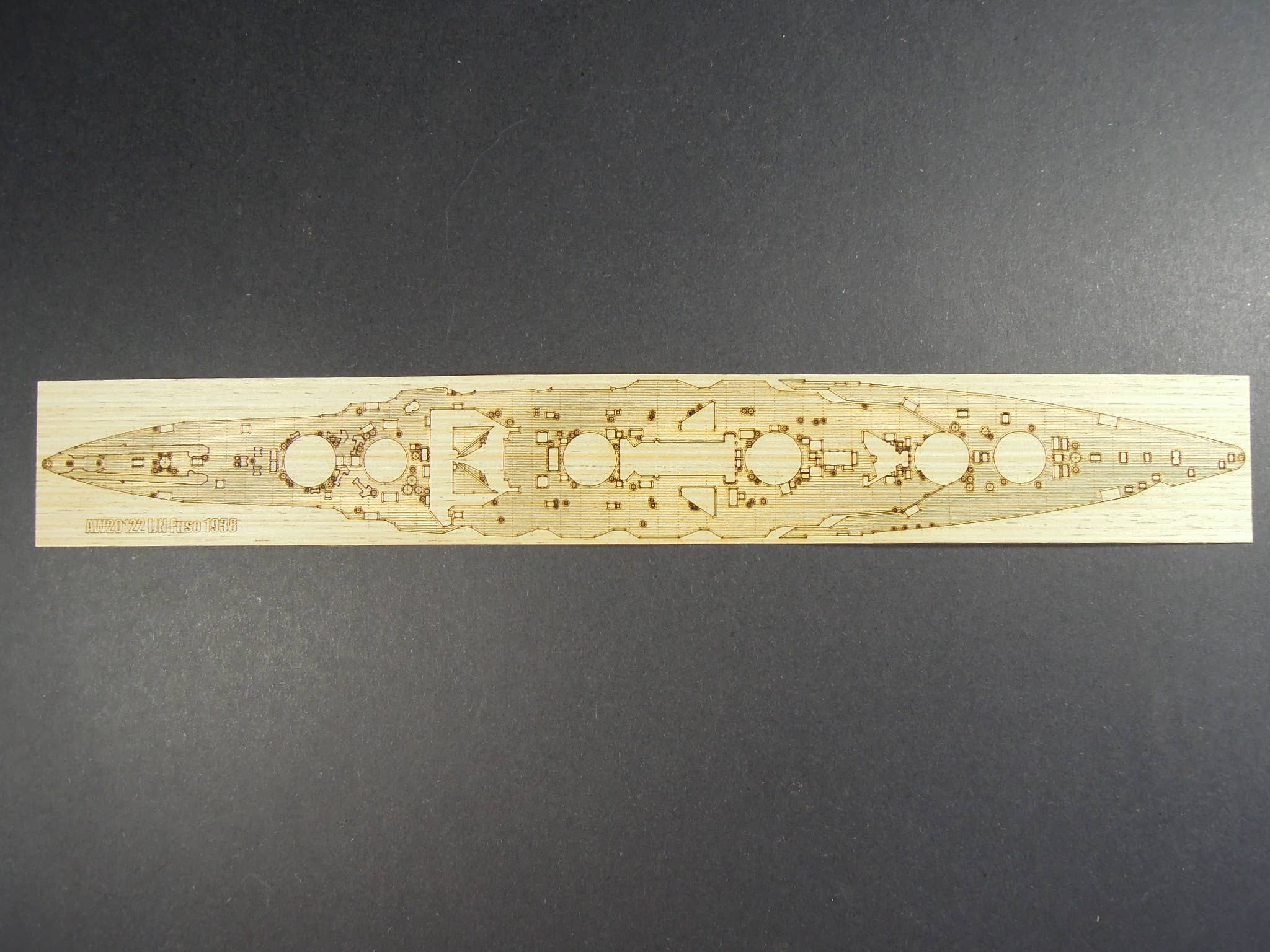 IJN Battleship Fuso 1938 Wooden Deck (for Aoshima 050880) | HLJ.com