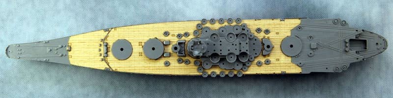 IJN Battleship Yamato Next.01 Wood Deck Sticker (for Fujimi 460000 ...