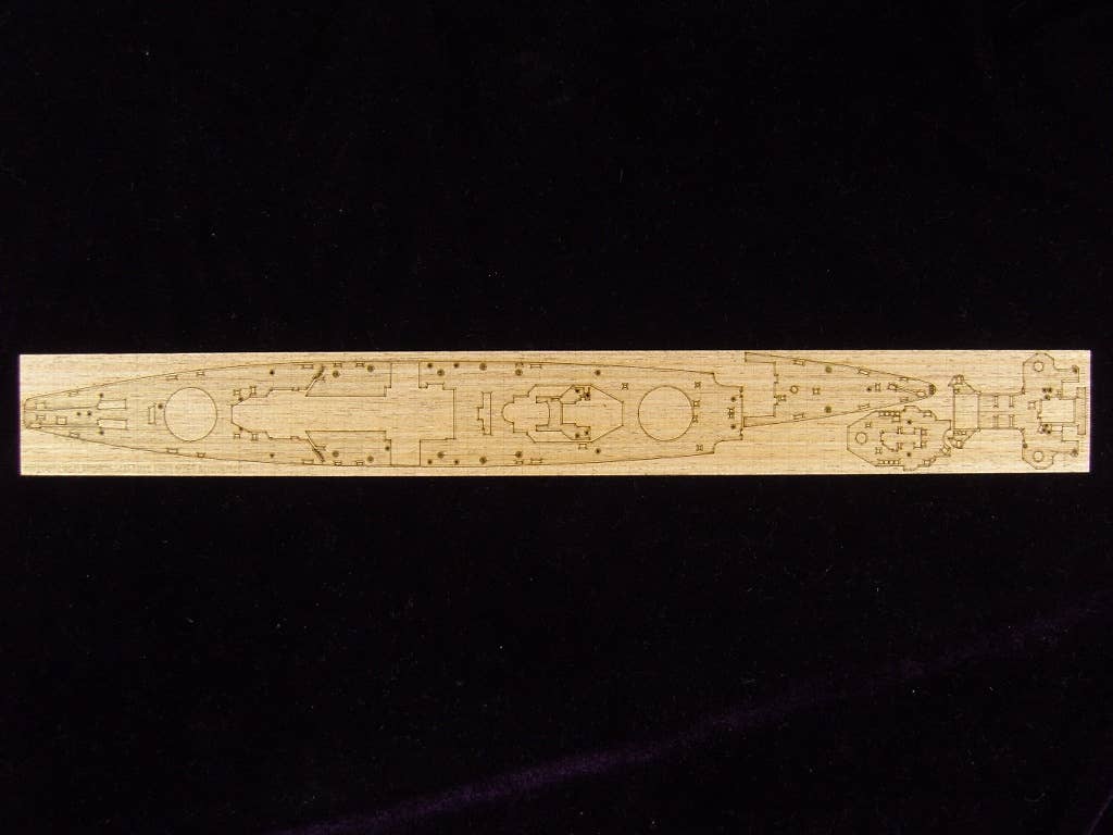 German Ironclad Warship Admiral Graf Spee 1939 Wooden Deck (for Pit ...