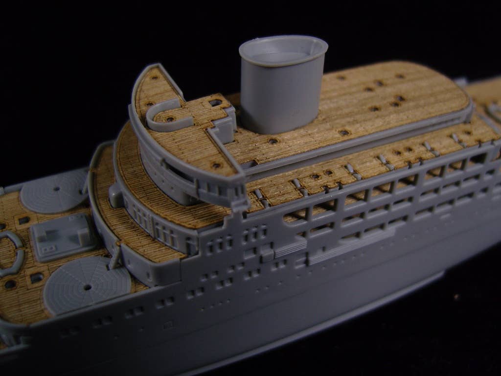 Ijn Auxiliary Cruiser Houkoku Maru 1942 Wooden Deck For Pit Road