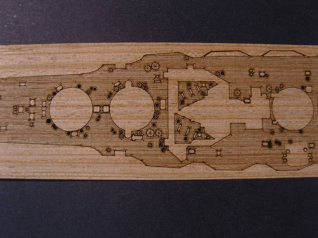 IJN Battleship Fuso 1938 Wooden Deck (for Fujimi) | HLJ.com