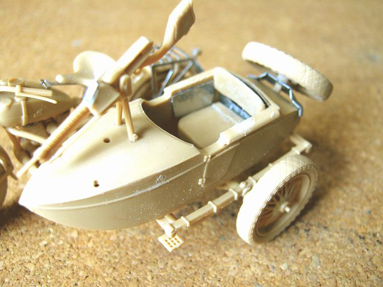 IJN Type 97 Motorcycle & Side Car Rikuo w/Photo-Etched | HLJ.com