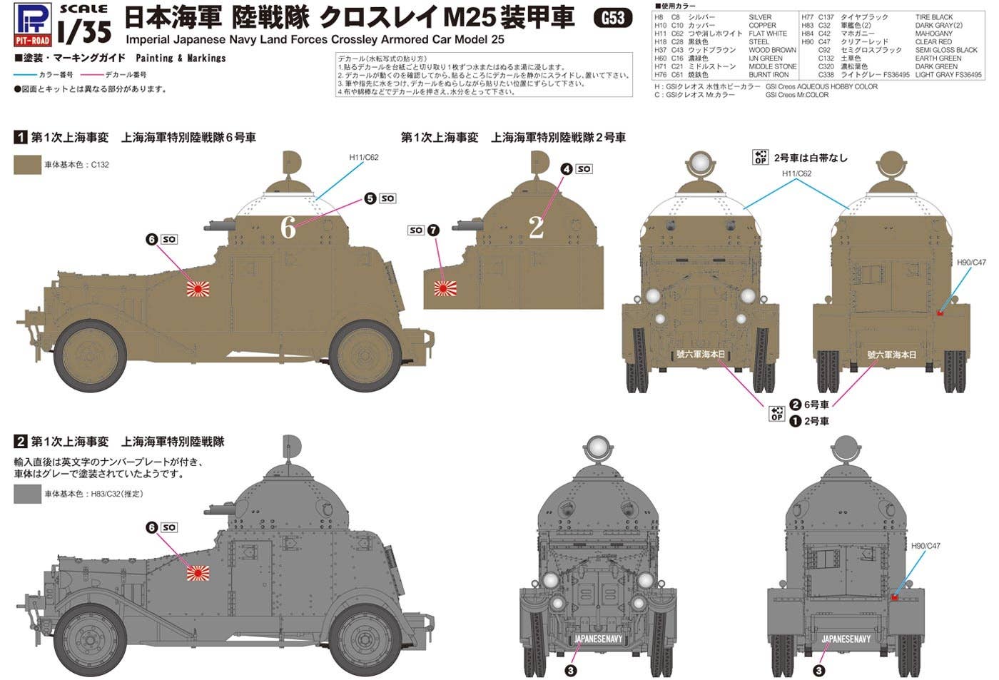 Japanese Navy Land Force Crossley M25 Armored Car | HLJ.com