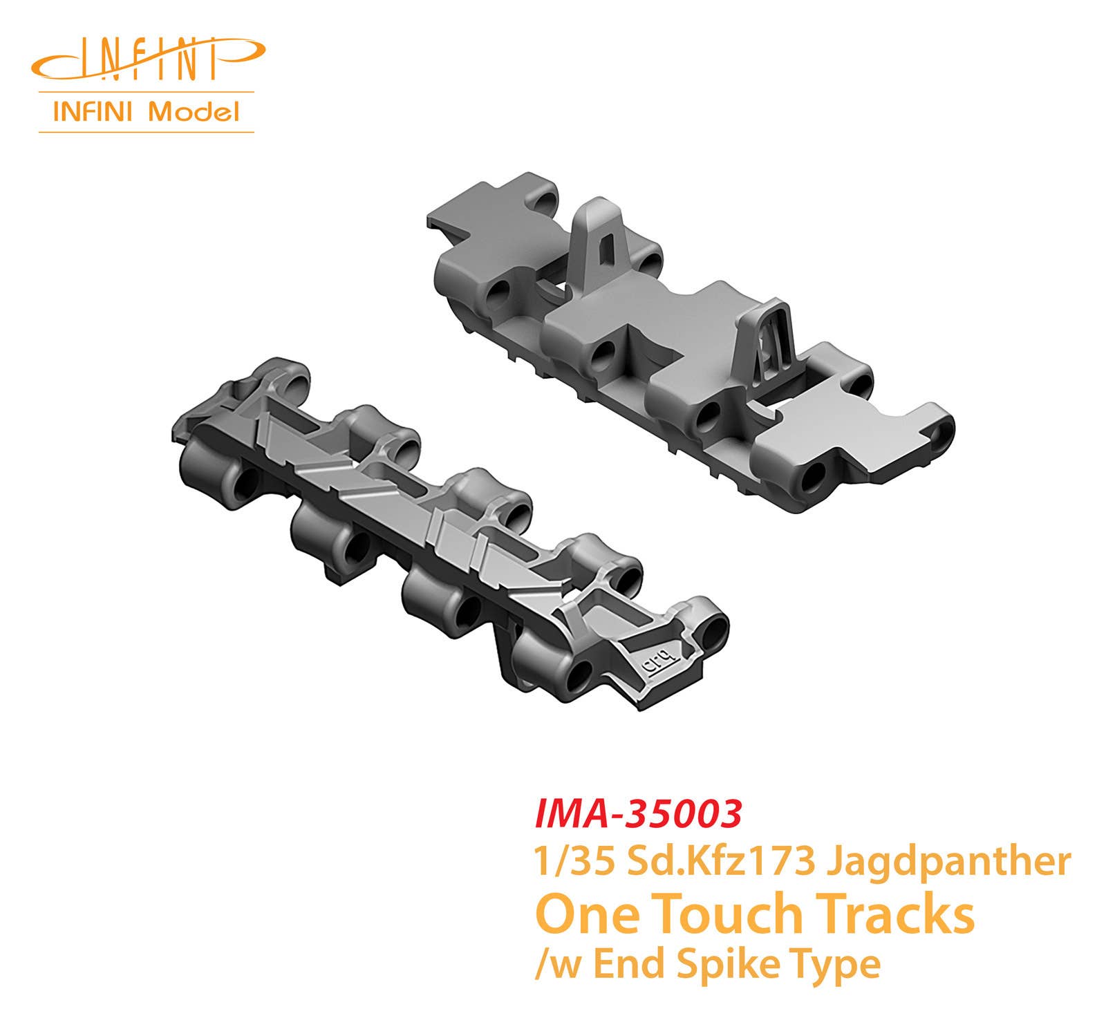German Army Jagdpanther Tracks (3D Print) | HLJ.com