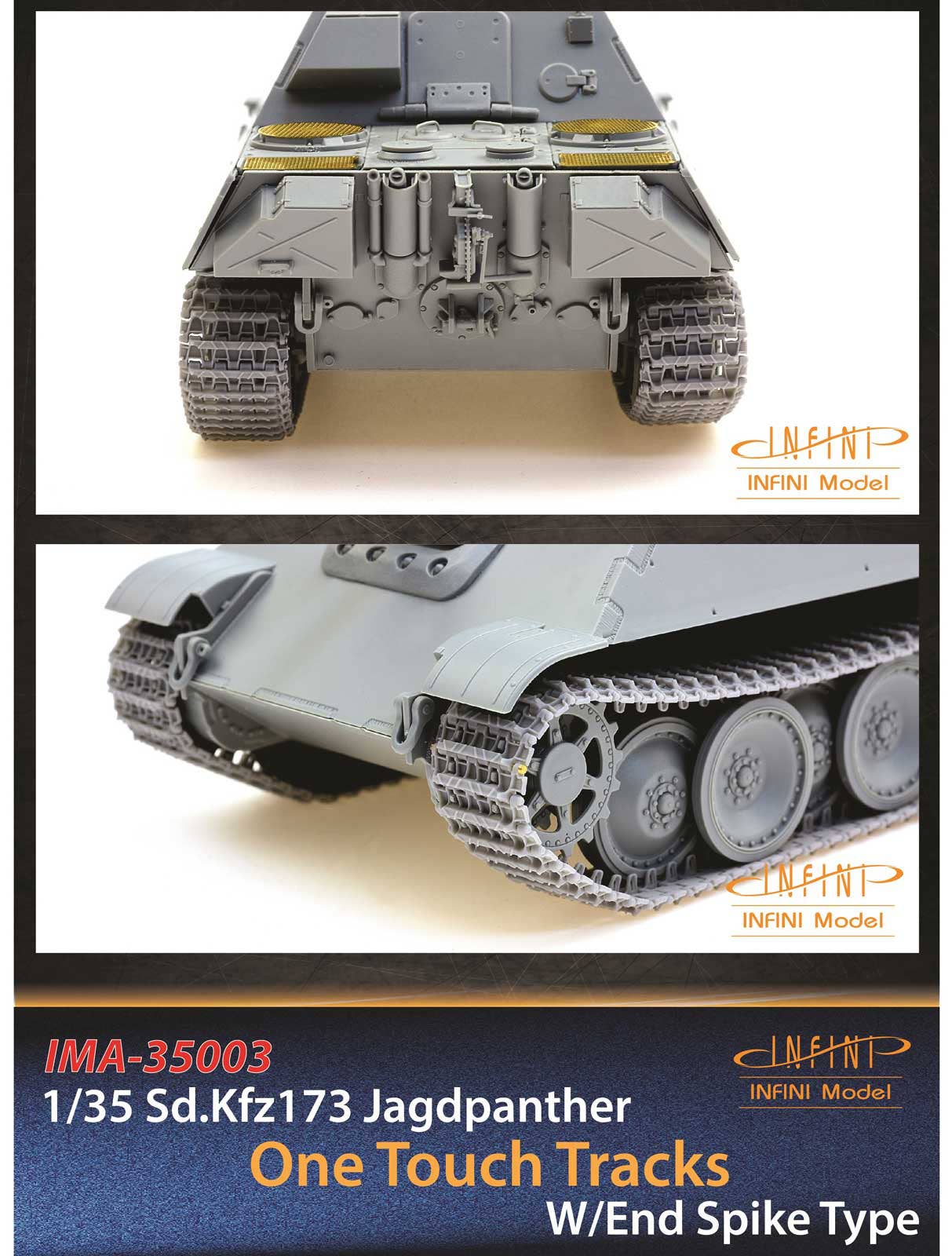 German Army Jagdpanther Tracks (3D Print) | HLJ.com