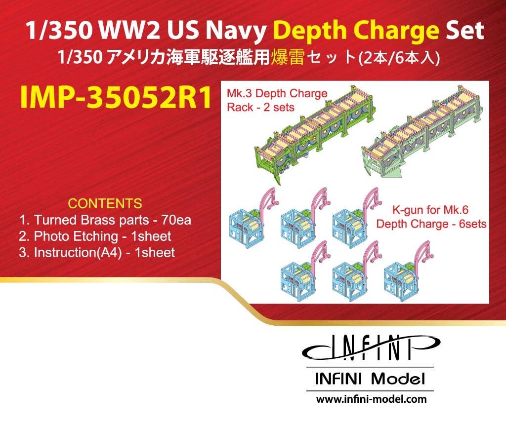 WW2 US Navy Depth Charge Set | HLJ.com