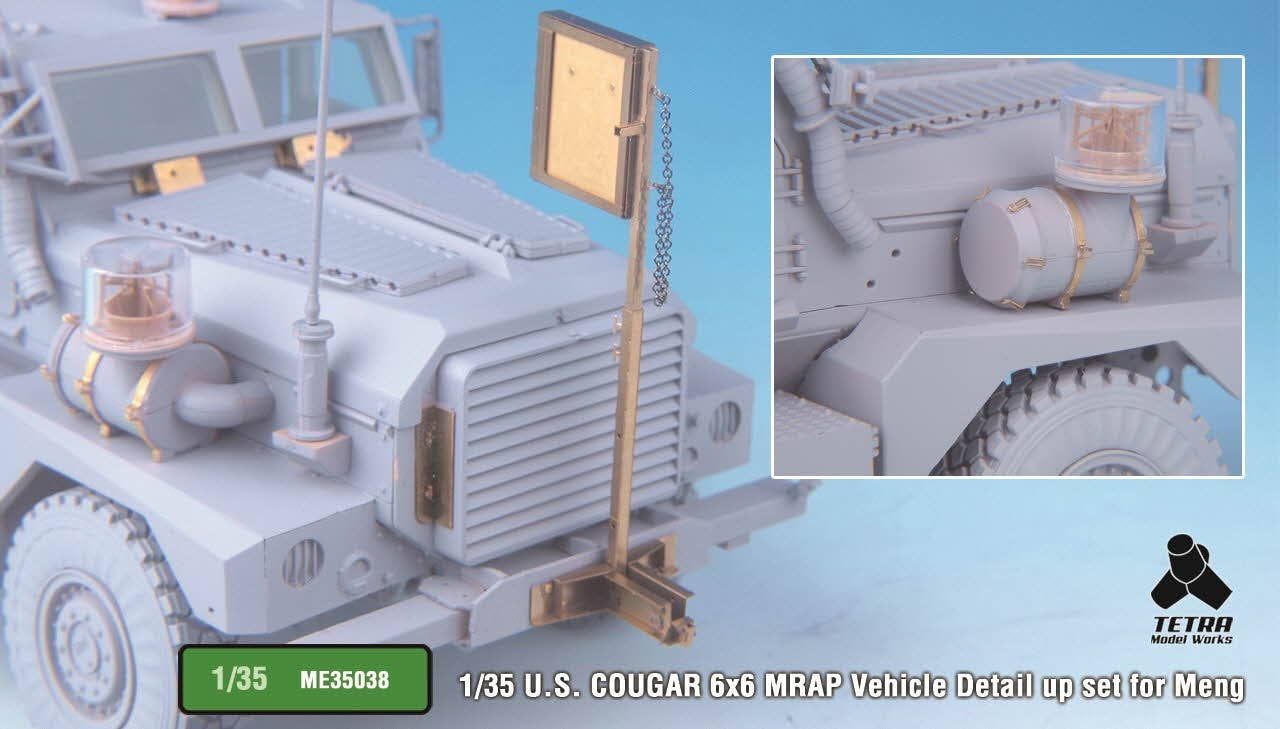 U.S. Cougar 6x6 MRAP Vehicle Detail Up Set (Meng) | HLJ.com