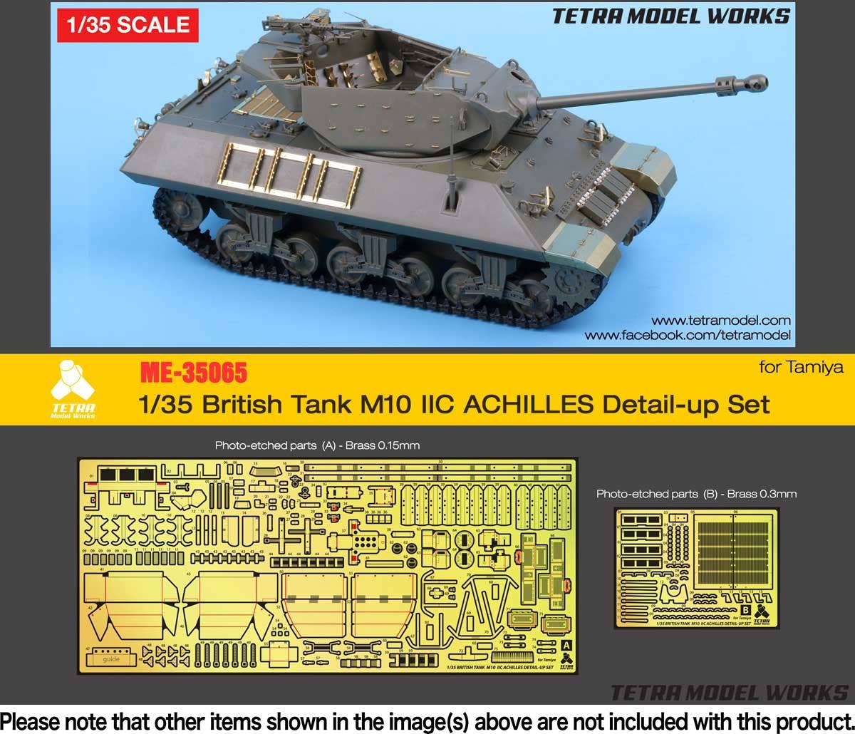 British Tank M10 IIC Achilles Detail-Up Set (for Tamiya) | HLJ.com