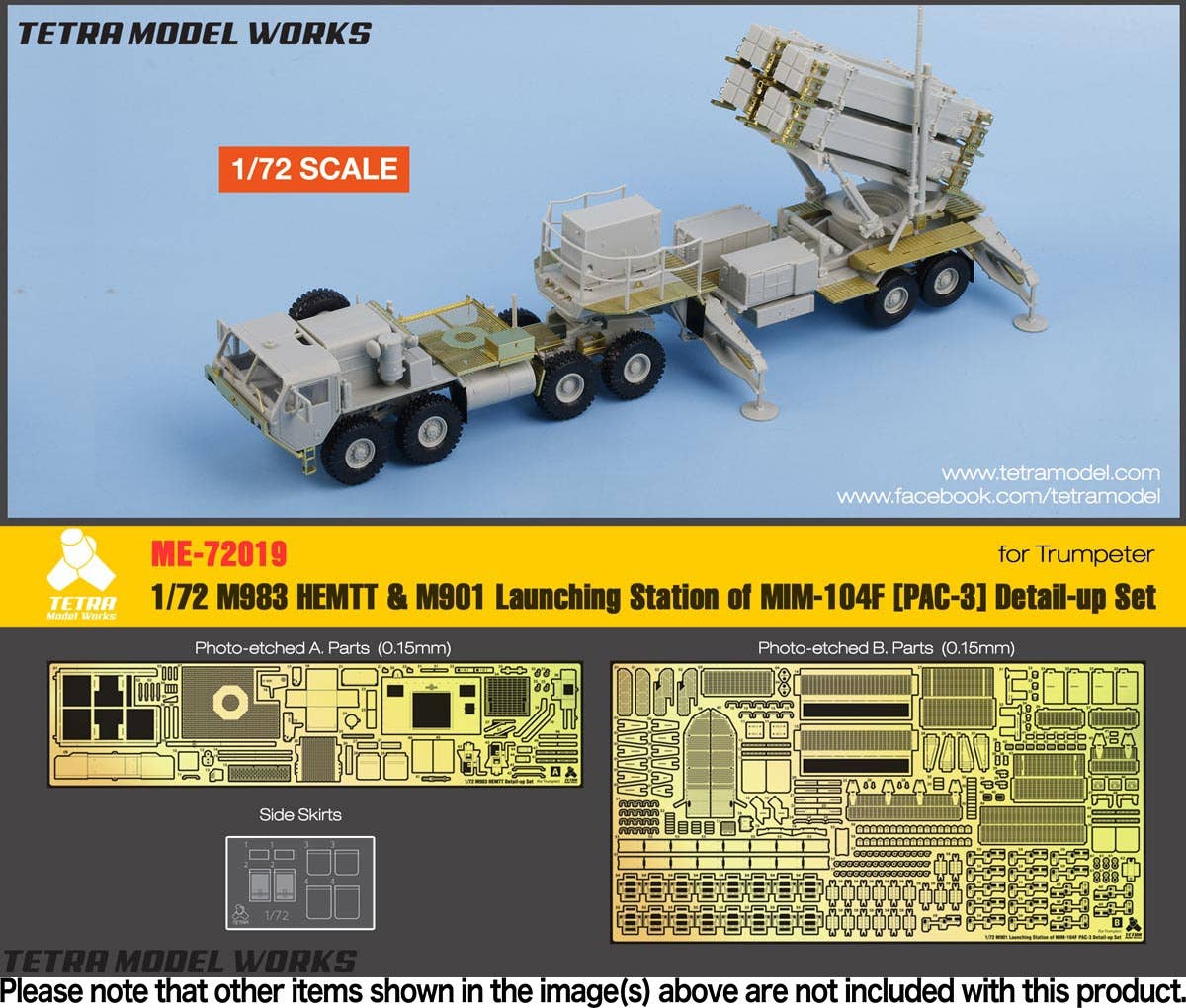 M983 HEMTT & M901 Launching Station Of MIM-104F (PAC-3) Detail-up Set ...