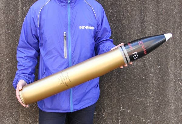 Girls und Panzer: Air Vinyl Shell Series L56 88mm Armor-Piercing Shell ...