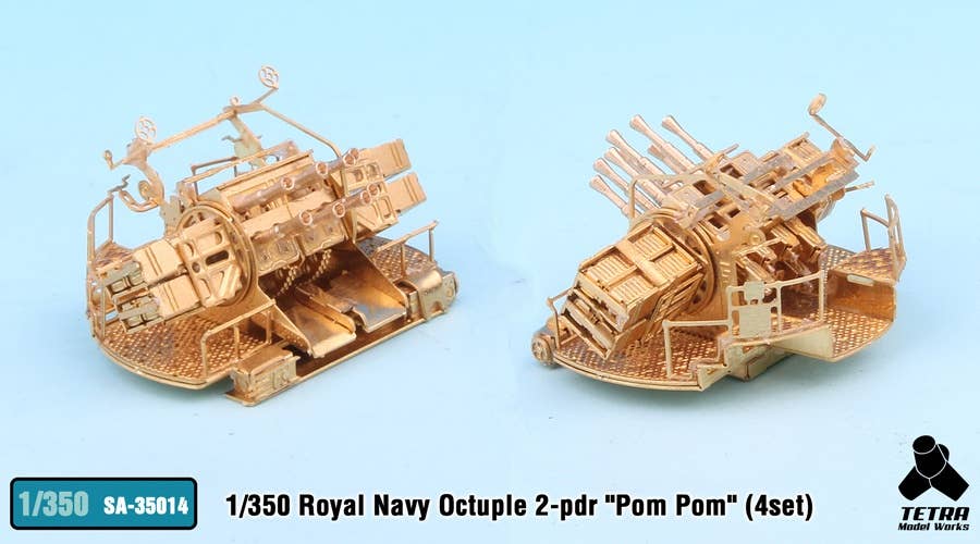 Royal Navy Octuple 2-pdr "Pom Pom" (4set) | HLJ.com