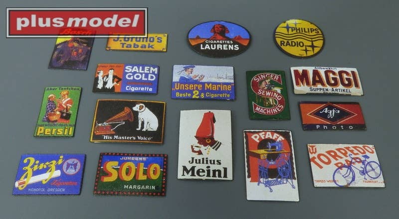 16 Types Of German Advertising Signboard Tin Type From The 1930S To ...
