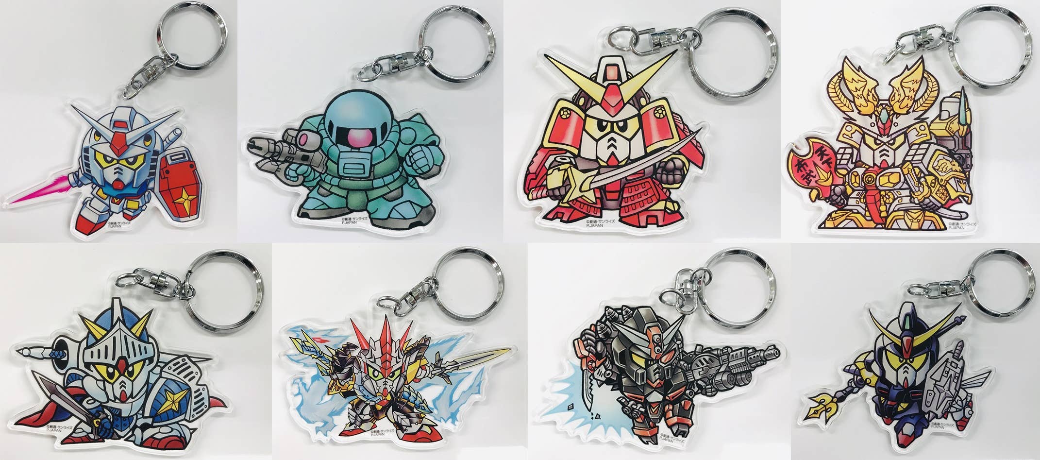SD Gundam: Acrylic Keychain: 1Box (8pcs) | HLJ.com