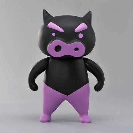 Crayon Shin-Chan: Soft Vinyl Collection TON-MEN Black Buta Black ...