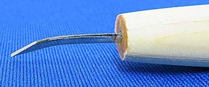 Ultra-Fine Precision Graver Micro 1mm Flat Blade Bent Type | HLJ.com