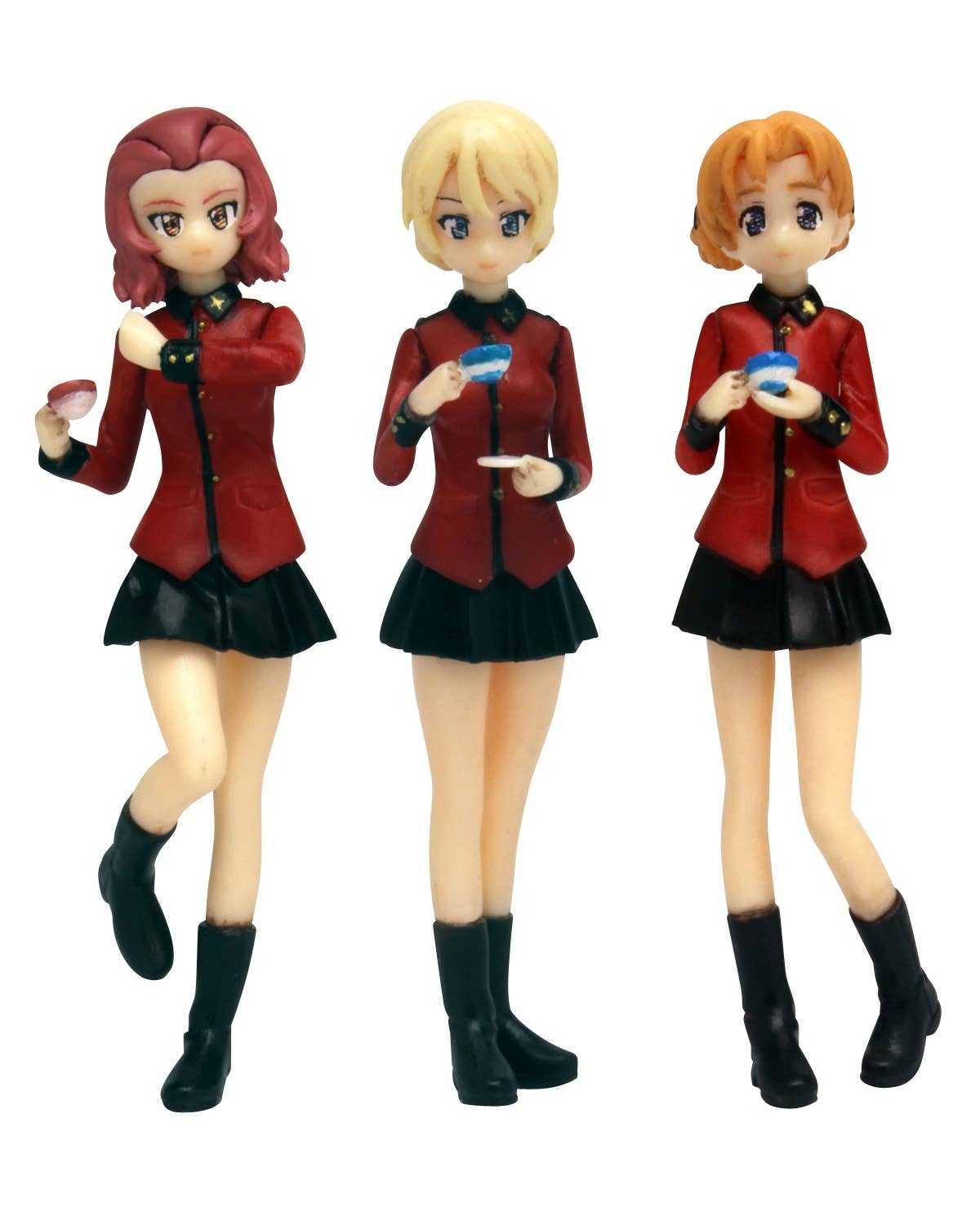 Girls und Panzer Movie Ver St. Gloriana Girls High School Figure Set ...